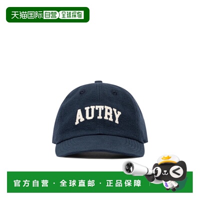 AUTRY 男士帽子 ACPU128B AW2026 蓝色 大学标志棒球帽