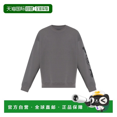 Y-3 男士卫衣 KE50830GRANIT AW2025 灰色 Oversize sweatshirt