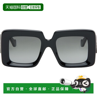 1h可退 潮奢 LOEWE 罗意威 男士 黑色 Beveled Square Maxi Anagr