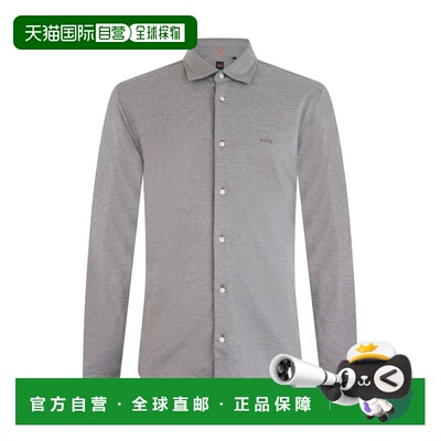 BOSS 男士衬衫 50519748342 AW2026 灰色 Long sleeve jersey shi