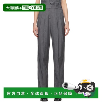 1h可退 潮奢 The Frankie Shop 女士 灰色 Gelso 长裤 BPAGEL134