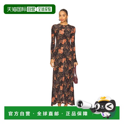 1h可退 潮奢 ULLA JOHNSON 女士 Amari 针织长袖连衣裙 FA250800