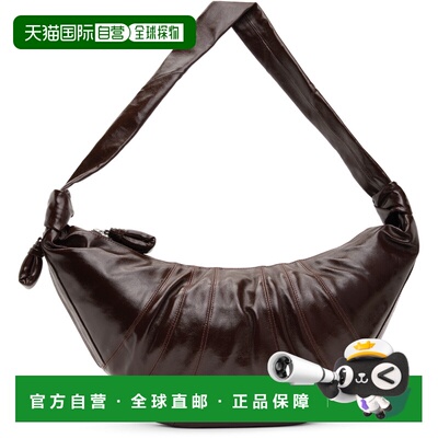 Lemaire 男士 棕色大号 Croissant 单肩包 BG0000LF1329BR401CHOC