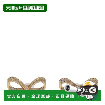 1h可退 潮奢 Self-Portrait 女士 金色色调耳环 AW25606EGDGOLD