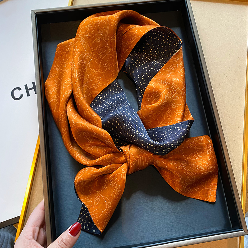 韩版2022丝巾女领带百搭搭配衬衫小长条领巾春秋款洋气时尚围巾_虎窝淘