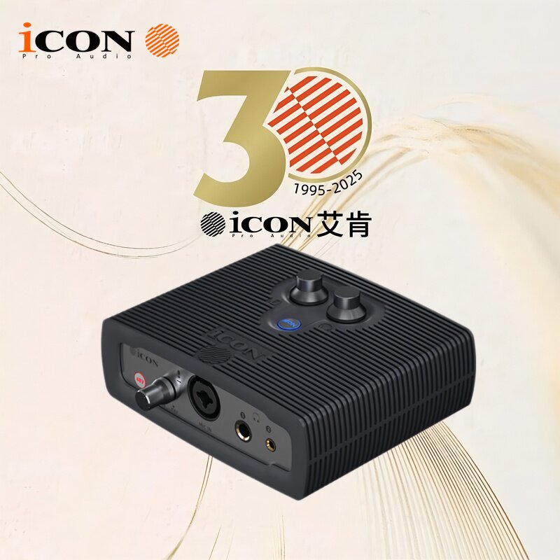 iCON艾肯 MicU外置声卡套装电脑专用通用主播直播唱歌K歌录音