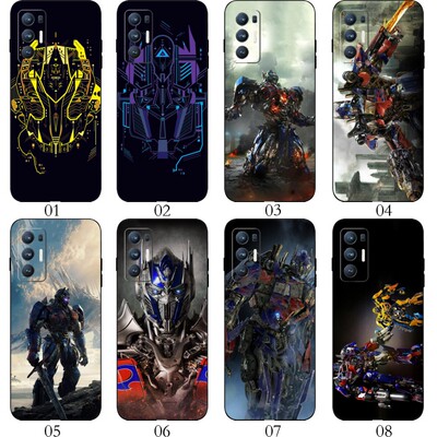 变形金刚擎天柱 适用 VIVO Y76s/Y53s/realme GT Neo/Q3t/Q3/2T/V5/V60/V70/V70S/一加 8T/9/9R/RT/X3手机壳