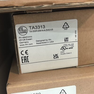 议价TA3313 易福门温度传感器 一个 联系可维修