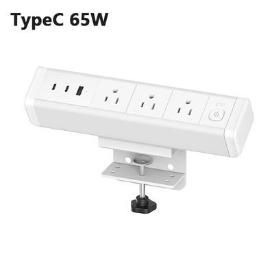 办公酒店扭转固定美规夹桌插座配