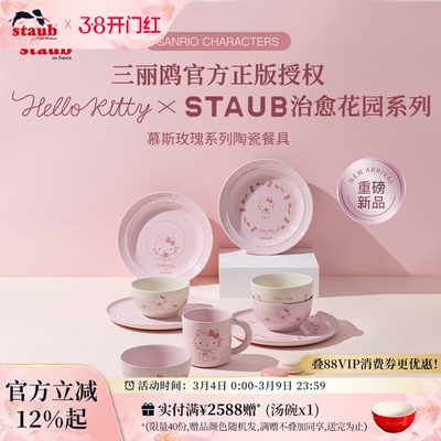 staub礼盒装陶瓷饭碗多功能餐具