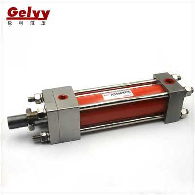 HOB重型液压油缸拉杆式方形单双耳脚座耳轴14兆帕厂家