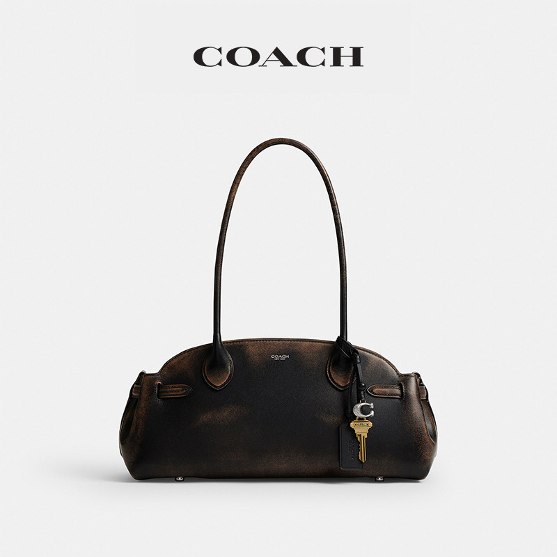 COACH/蔻驰女士复古挚爱皮革EMPIRE CARRYALL 34号手袋