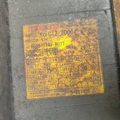 议价FANUC伺服电机A06B-0141-B077A06B0141B077A06B0141B077