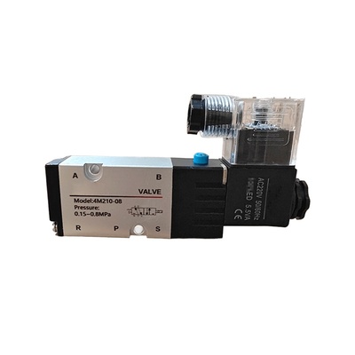 气动电磁阀4V210/4V310/4V410/4V220/4V230c二位五通气动控制元件