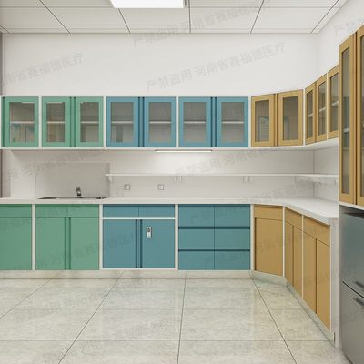 定制钢制医疗家具厂家医院处置中医院室治疗垃圾柜处置柜处置柜台