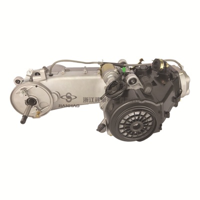 建豪厂家直销 踏板摩托车配件 GY6-150cc发动机总成长箱体157QMJ