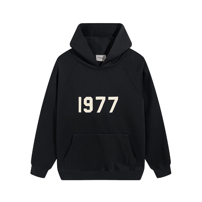 情侣连帽卫衣宽松1977植绒加绒