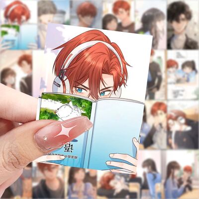 128张我就想蹭你的气运贴纸漫画周边diy贴纸装饰手账行李箱贴画