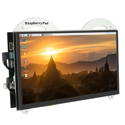 树莓派4B 11.6寸 触摸控制一体机Python编程mini pc