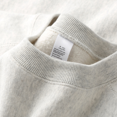 2025新款潮牌美式400g重磅纯棉卫衣男冬季加绒加厚宽松圆领上衣