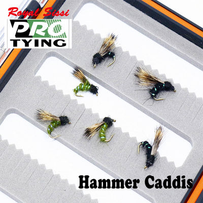 persuader飞蝇饵路亚 纳米钩16#caddis飞钓毛钩 石蛾若虫上浮式钩
