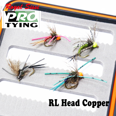 persuader飞钓 成品毛钩RL head copper10#12#铜头飞钓若虫飞蝇饵