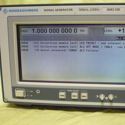 现货供应ROHDE SCHWARZ 罗德施瓦茨 SMIQ 03B信号源 信号发生器