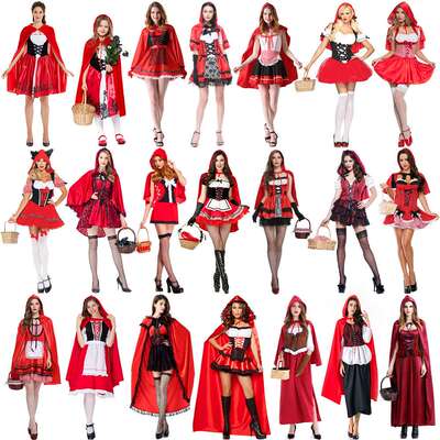 HalloweenRedRidingHoodCosSuit