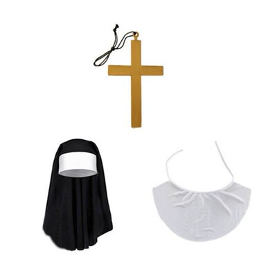 HalloweenNunDressAccessorySet