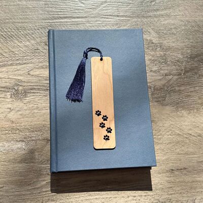 跨境新品宠物主题木质书签木质工艺品Pet theme wooden bookmark