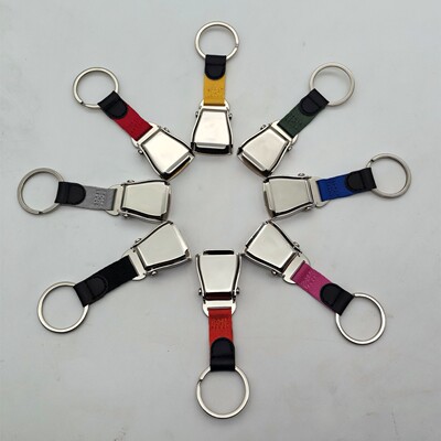 多色尼龙织带航空礼品金属飞机扣安全扣钥匙扣Airline Buckle Key