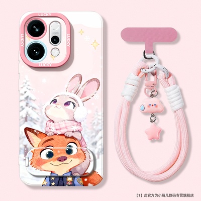 适用oppo手机壳情侣款朱迪尼克女