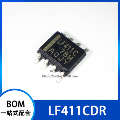 LF411C LF411CD LF411CDR 贴片 SOP-8 运算放大器芯片