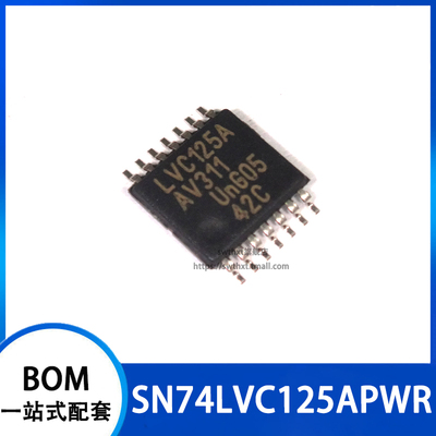 SN74LVC125APWR SN74LVC125APW 丝印 LVC125A 线路驱动器 TSSOP14