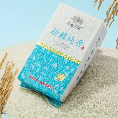 沙垦庄园新疆纯香米粳米长粒香米大米真空尝鲜小包装1kg*5袋