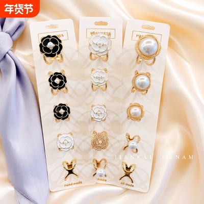 多功能珍珠丝巾扣|超1.5万次加购