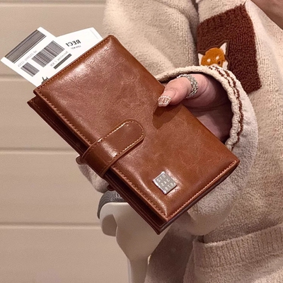 护照夹钱包一体保护套防盗刷卡包证件收纳包护照包出国旅行机票夹