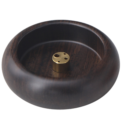 黑檀木多孔线香炉檀香香薰炉