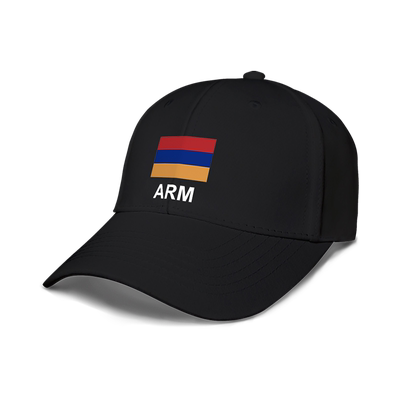 亚美尼亚Armenia国家鸭舌帽遮阳帽男女新款防晒帽钓鱼帽夏设 无界