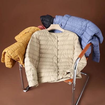 爆款圆领羽绒服轻薄款情侣外套