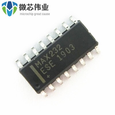 原装 MAX232ESE+T MAX232ESE SOP-16 RS232收发器 接口芯片 进口