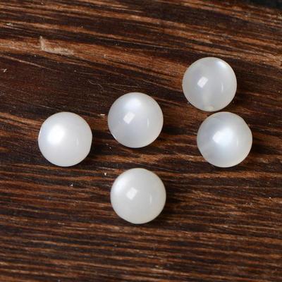 20257A收藏天然白月光散珠手串女士diy手工水晶多宝手錬项炼配饰