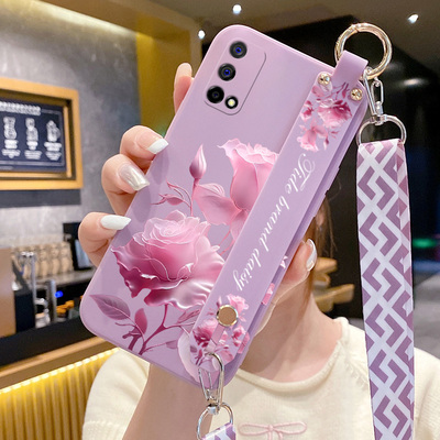 适用oppoa93手机壳oppoa93s新款液态硅胶PEHM00腕带支架oppoa935G防摔OPPOA945G全包PDKM00男女oppoa92s可爱