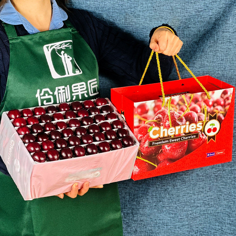 现货礼盒5/2斤精品5J大果美国车厘子新鲜水果黑珍珠樱桃送礼孕妇