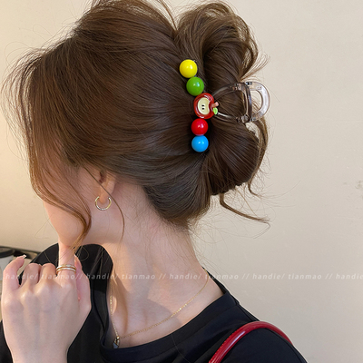 甜妹氛围感拉满~超甜苹果抓夹