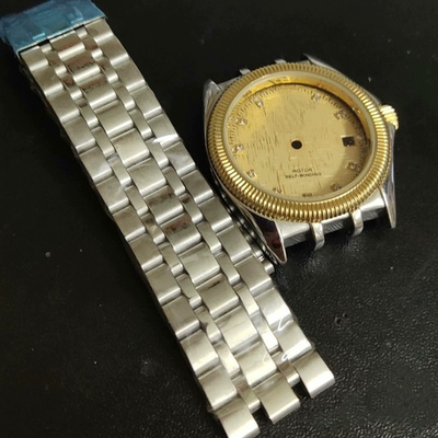 特价老款表壳镀金表壳36毫米帝壳2813 8205 8215间金钢壳手表配件