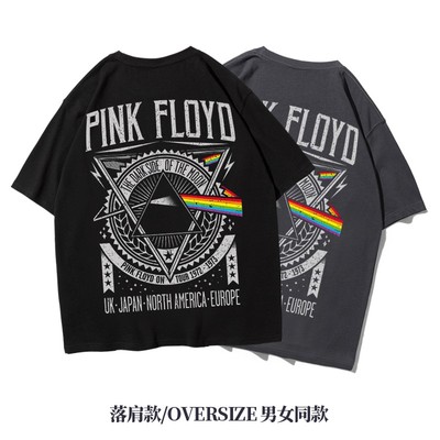 美式街头重磅宽松五分袖男T恤