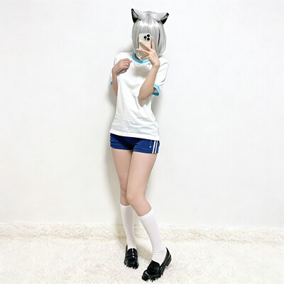 蔚蓝档案砂狼白子cos服