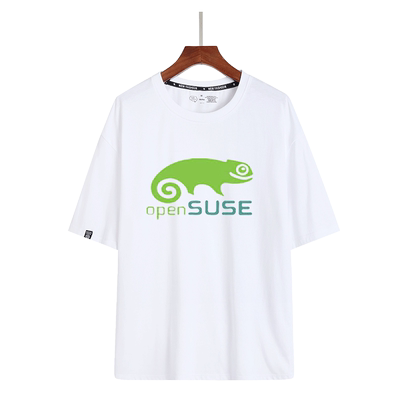 opensuse debian arch linux gnome程序员猿码农极客T恤短袖潮