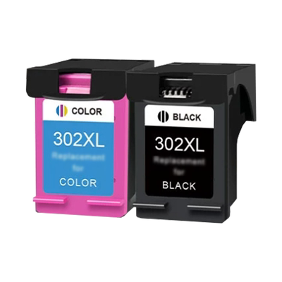 适用惠普302XL墨盒可加墨HP Officejet 3833 3830  3630 4516 4517 4520 4521 4522 4523打印机黑彩色墨水盒